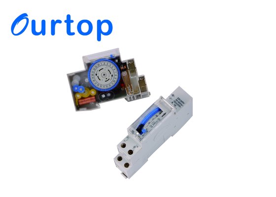1 Modules 15 Minute 24 Hour Mechanical Timer Switch 200 - 240VAC DIN - rail