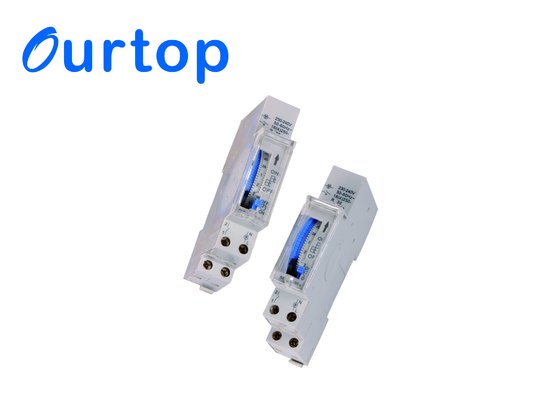 SUL180a Mechanical Timer Switch 1 Modules , Din Rail Analogue Time Switch 1 Channel
