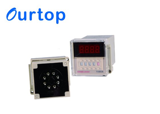 Multifuction Industrial Timer Relay , Mechanical Programmable Time Relay