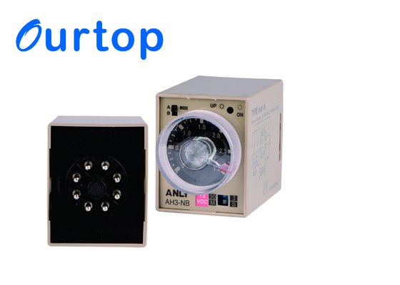 Mini Timer Delay Relay Multi Range Timer With Socket Base Easy Installation