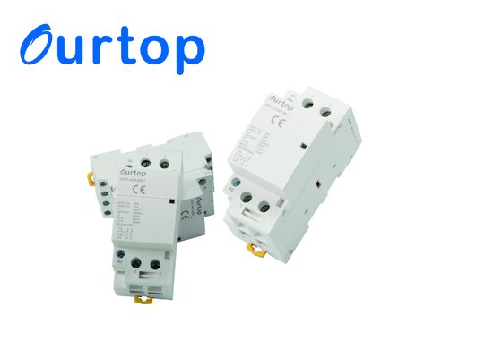Electrical Modular Din Rail Contactor , Motor Control Two Pole Contactor 100A