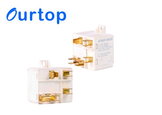 Potential Electric Motor Starter Relay , Two Coil Refrigerator Compressor Start Relay