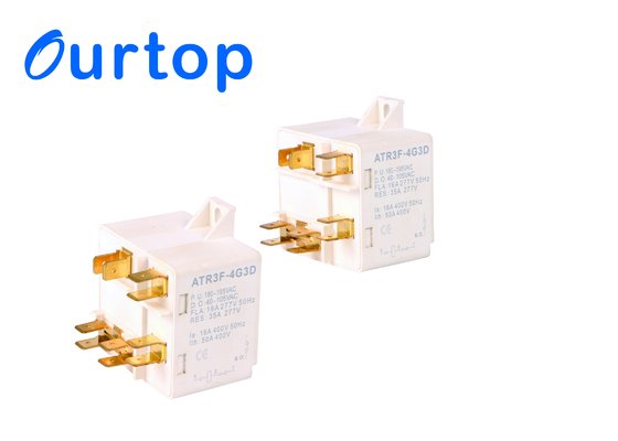 Refrigerator Compressor Motor Start Potential Relay With 50A Switching Capability