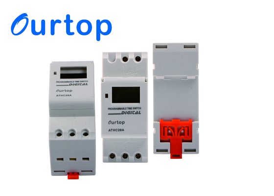 Electronic Programmable Digital Timer Switch Weekly Program 7 Day Din Rail 220VAC 50-60Hz