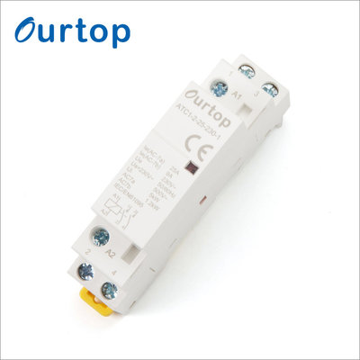 Din Rail Modular AC Contactor Contact 2NO+2NC 2 Pole Universal Circuit Control