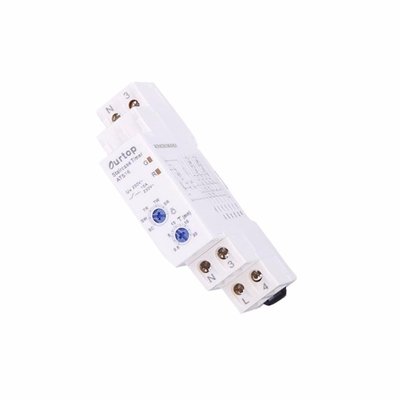 18mm Multi Function Electronic Staircase Timer Switch 16A Din Rail Mounting