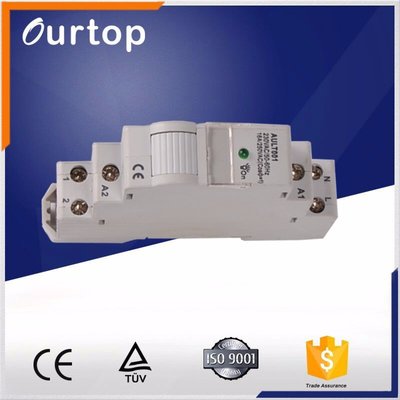 Electronic Memory Din Rail Latching Relay Step Relay SPDT 1NO+1NC 24VAC 50-60Hz