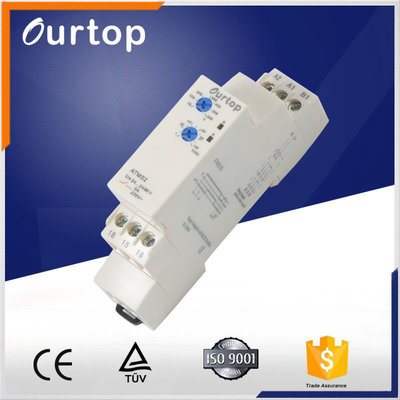 ATMS212C Din Rail Mounted On Delay Off Delay Timer Relays 0.05 Sec - 60 Sec