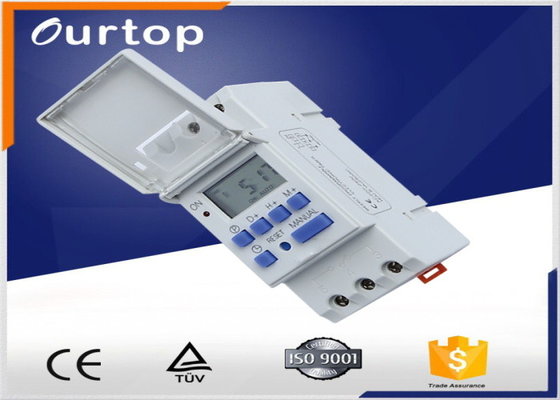 1 Changeover Programmable Digital Timer Switch 3 Years Lithium Battery