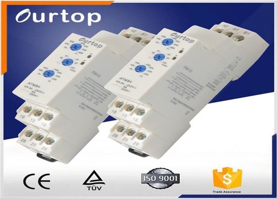 Red Led Multi Function Time Delay Relay , Din Rail Timer Relay 0.05s~60s Time Range