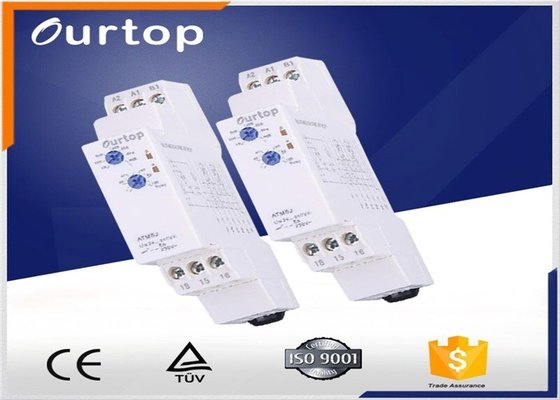 18mm Din Rail Timer Relay -10~+50℃ Operating Temperature Multi Voltage