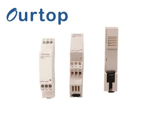 17.5mm Width 3 Phase Voltage Monitoring Relay , Phase Loss Detection Relay