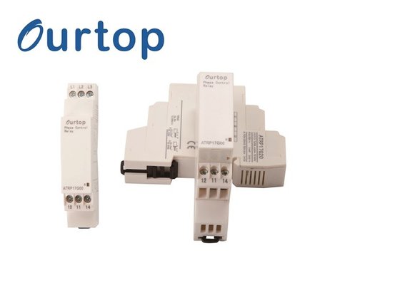 17.5mm Width 3 Phase Voltage Monitoring Relay , Phase Loss Detection Relay