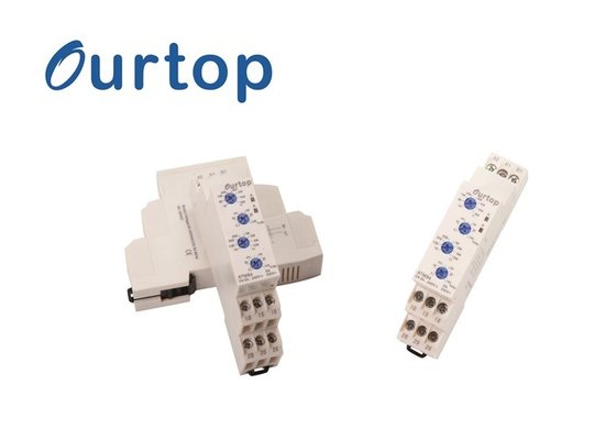 16A Multifunction Timer Relay Red Led Output Indication 0.2 % Set Value Stability