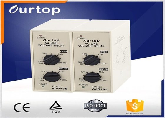 100000 Cycles Phase Control Relay Self Extinguishing Plastic Housing Material