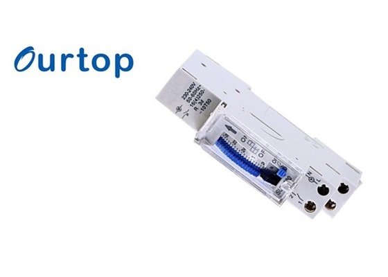 250V Mechanical Timer Switch 8 Time Week Or Day 1 VA Power Consumption