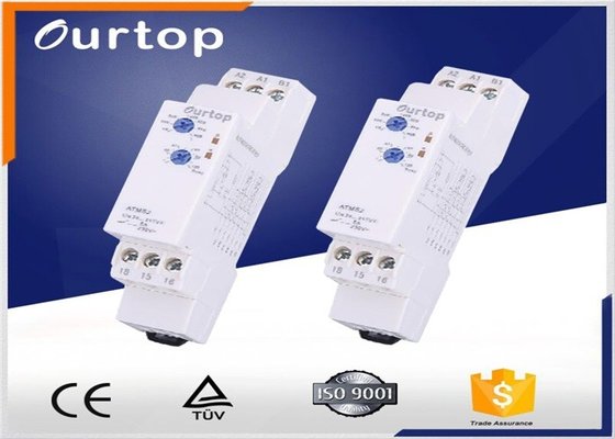 500mW Multi Function Time Delay Relay / Electronic Timer Relay 18mm Wide