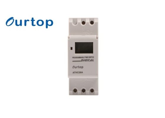 Weekly Timer Switch , Digital Timer Programmable Time Switch AC180V~250V Voltage Limit