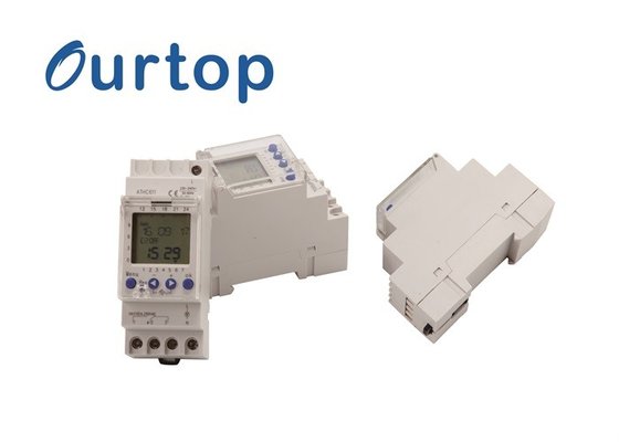 1 changeover  switch , Din Rail Timer Switch  , voltage rating  220-240VAC 50/60HZ