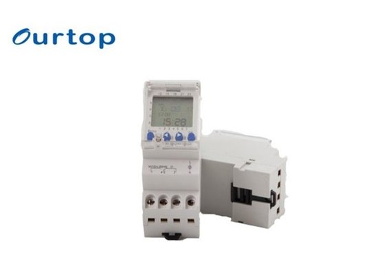 24 hours Din Rail Timer Switch  LCD display Minimum interval 1 minute ( pulse : 1 sec )