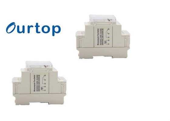 1 Changeover Programmable Digital Timer Switch DIN Rail Mounting ISO 9001 Certificate