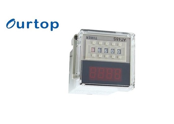 AT48S-2Z Model Timer Delay Relay 0.01 ~ 99990H Full Timing Range 2VA