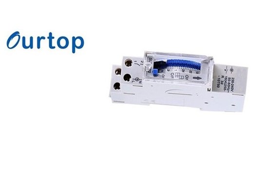 1 Modules 15 Minute 24 Hour Mechanical Timer Switch 200 - 240VAC DIN - rail