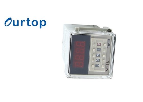 Digital Timer Relay / Timer Delay Relay 160g Weight 48H X 48W X 81.6D Dimensions