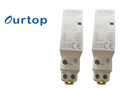 ATC 1-2-16-230-3 AC Contactor Relay 2 Pole Normally Open DIN Rail Mount 16A