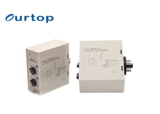 Three Phase Line Voltage Monitoring Relay Fault Detection Delay High Power