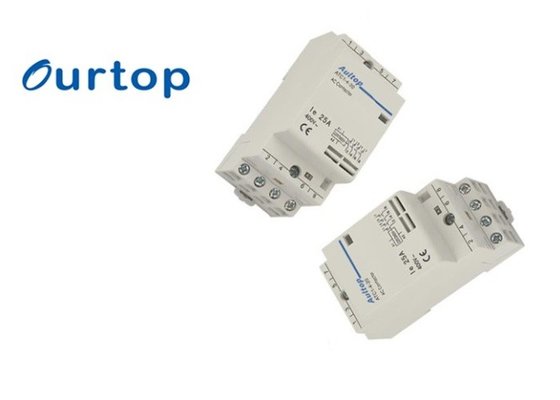 Durable Din Rail Contactor 15A Ac7b 2NO Contact 2,200 VAC Between Contacts Coils