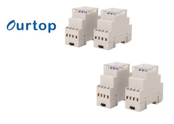 Ourtop Week Program Din Rail Timer Switch 2 Changeover Switch Switching Contact