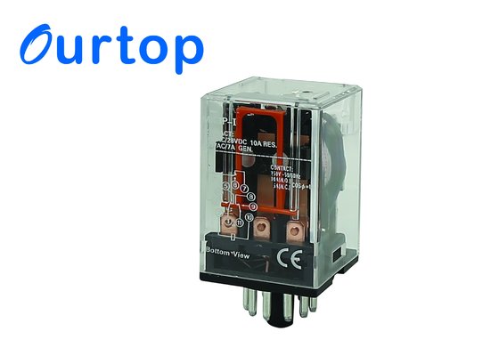 Electromagnetic Electromechanical Relay , General Purpose Relay Light Weight 10A 250VAC