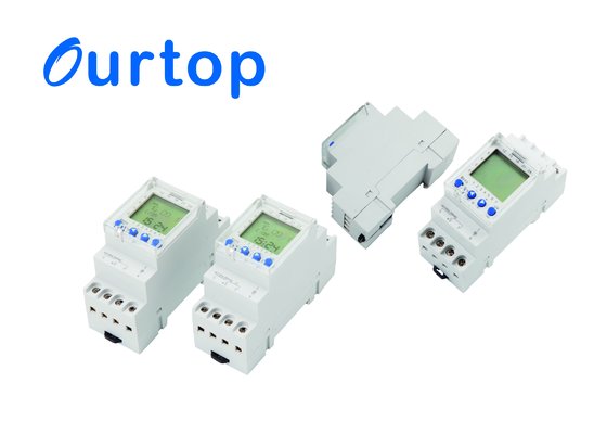 AHTC15A  Large LCD Digital Timer Switch Auto Electronic LCD Program 220VAC Digital  With 18 On / Off Programs