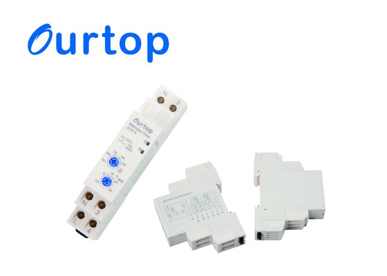 Din Rail 16A Digital Step By Step Relay Timer Switch With Automatic Recognition