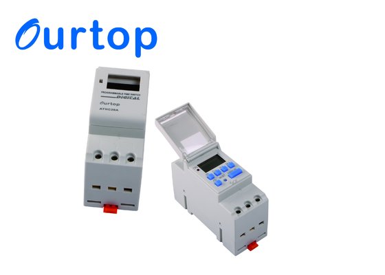 Din Rail Programmable Timer Switch , Digital Astronomical Time Switch AC220V 50/60Hz