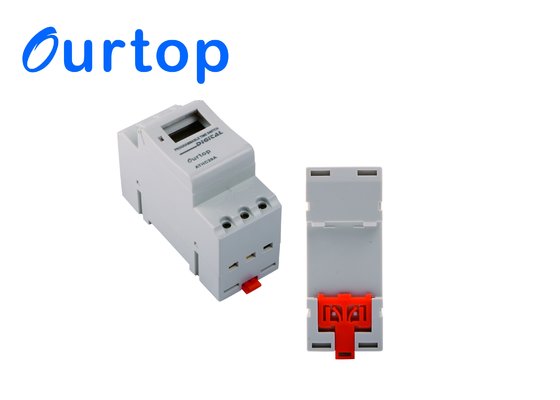Digital Programmable Time Switch , DIN Type Timer Switch Programmable Latitude Time Controller