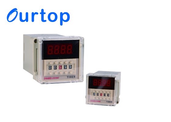 AT48s-2Z 12V 24VDC Time Delay Relay , On Delay And Off Delay Timer AC110V 220V