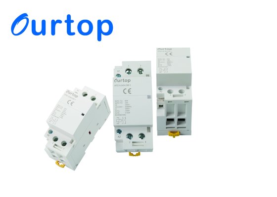 Mini AC Modular Din Rail Contactor With 2NO+2NC Contact CE Approved