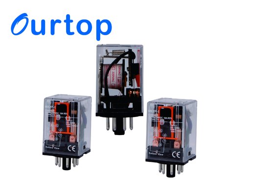 Electrical Electromagnetic Relay With Enclosure For Small Electronic Control Equipment