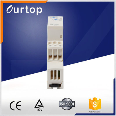 16A Multifunction Modular Timer Relay With Potentiometer Time Setting SPDT 1NO+1NC