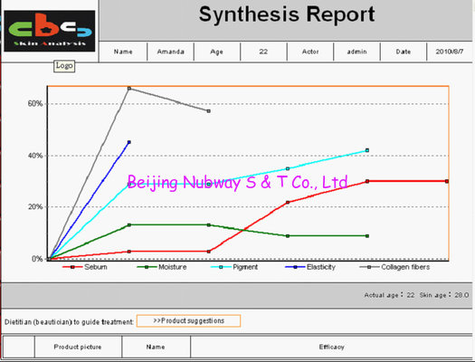 Automatic Skin Test, CE Approved Skin Analyzer Beauty Machine, 3D Digital Skin Test System