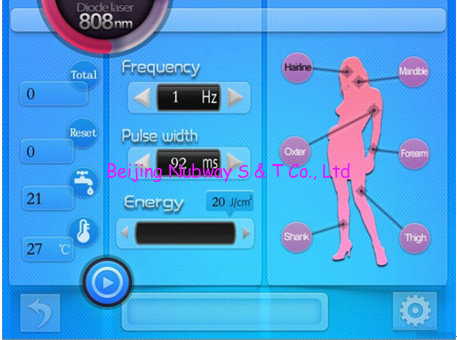 LAMIS XL 808nm Diode Laser Hair Removal Beauty Salon Machine/ Laser Depilation IPL Machine