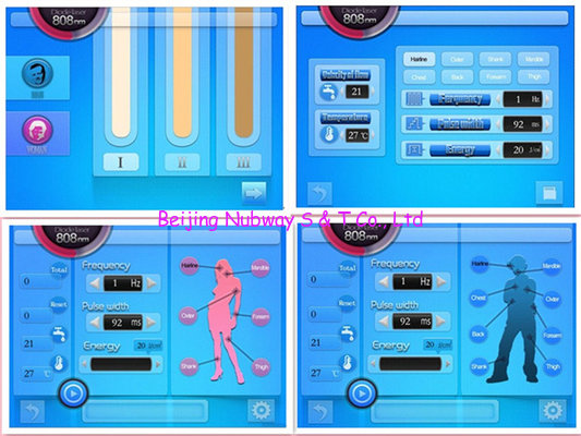 NUBWAY 1800W High Power Permanent Hair Removal Laser Diode Laser Depilation Machine