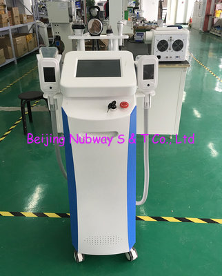 5 Handles Cool Tech Cryolipolysis Cavitation RF Body Slimming Machine / Cryolipo Fat Freezing Machine
