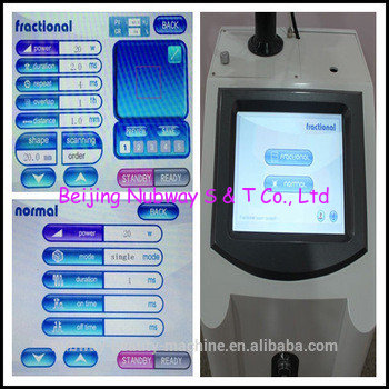 Nubway professional 30w USA rf tube fractional CO2 laser vaginal tightening machine laser CO2 for salon spa