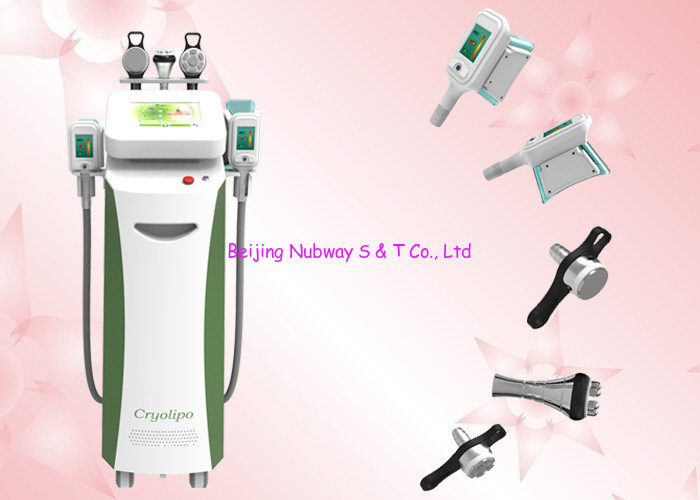 5 cryo handles Germany Copper Radiator RF cavitation Cryolipolysis slimming beauty machine For weight loss