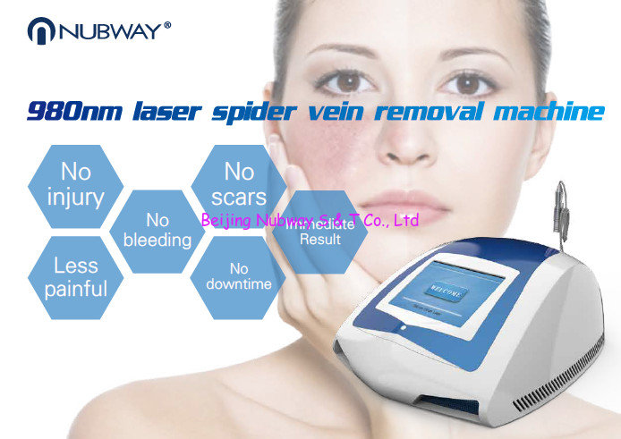 2017 latest 980nm diode laser spider vein/ skin tag removal machine