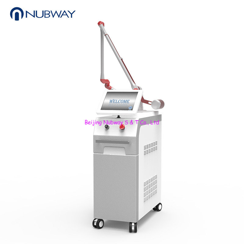 Newest High Power Q switch tattoo removal nd yag laser machine / alexandrite laser 1064nm &532nm