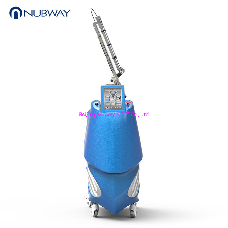 ISO Certified Nubway newest 1~10Hz 600ps 1064nm 532nm q switch nd yag laser tattoo removal pico laser